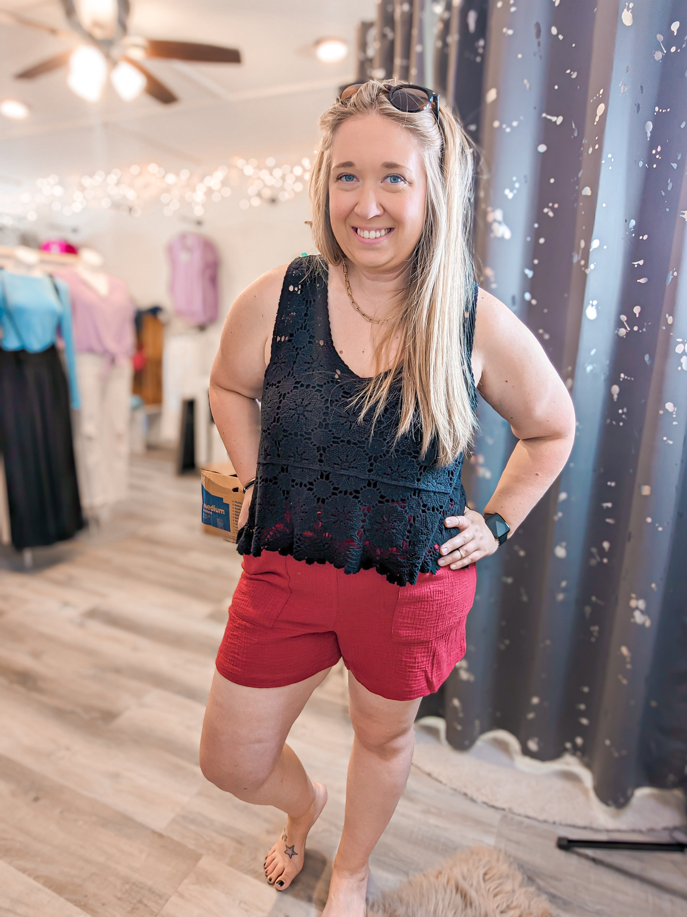 Cassie Crochet Tank – The Messy Dresser Boutique